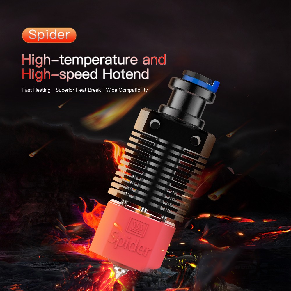 Creality Spider High Temp Hotend Official 3d Printer Upraded Part Kit