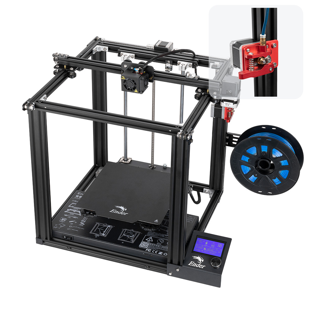 Official Ender 5 Pro 3D Printer with Large Enclosure