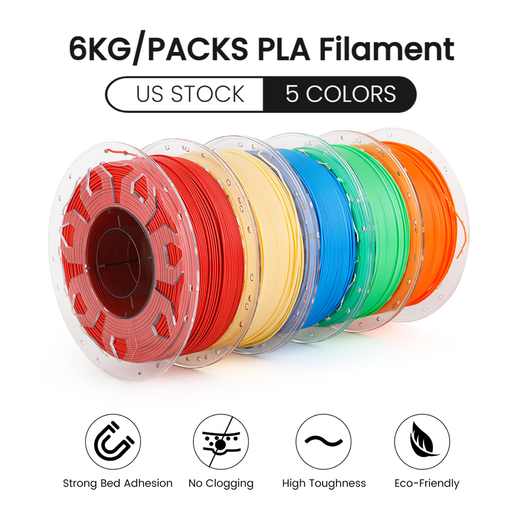 Creality 3D Printing Filament: 1.75mm PLA Filament & UV Resin liquid