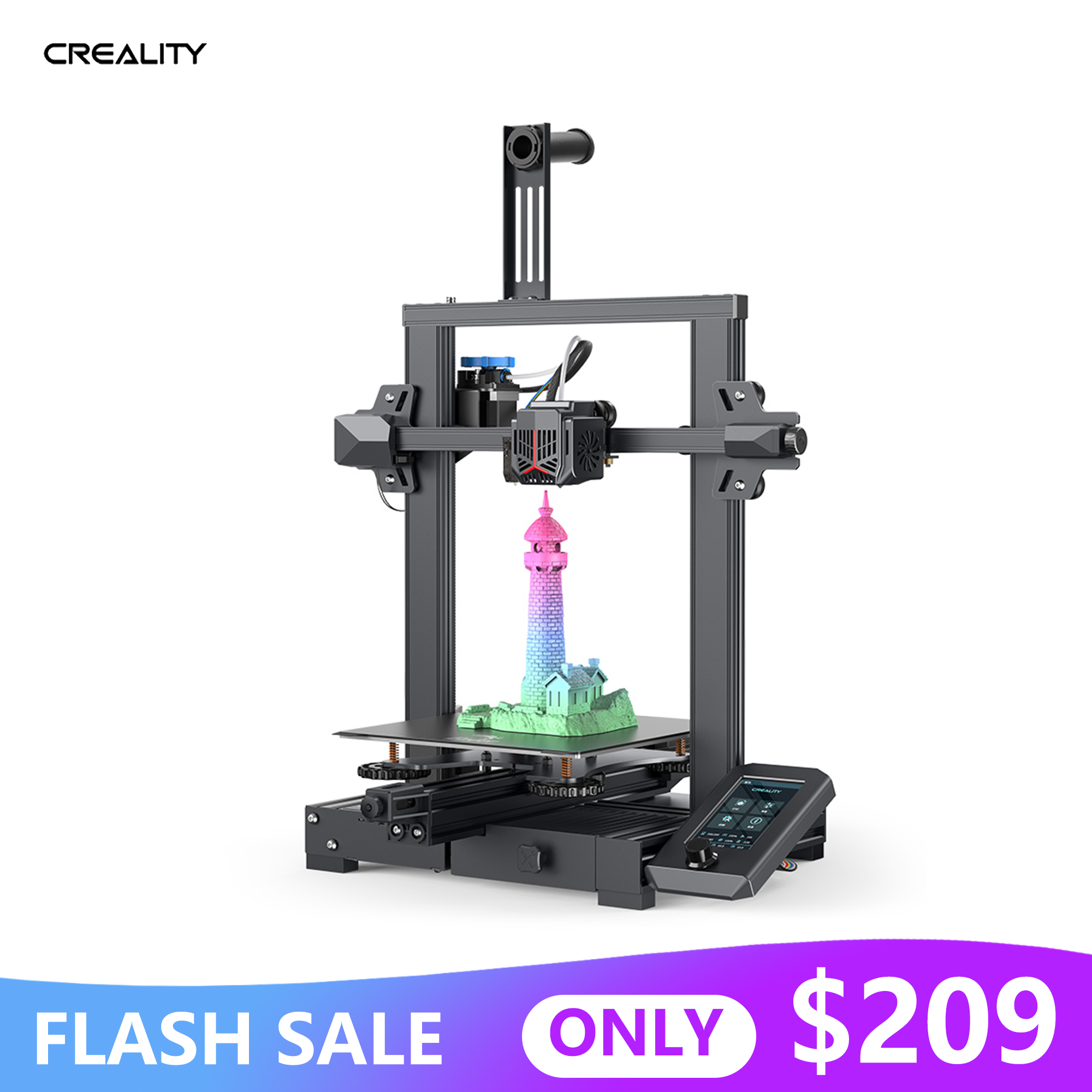 Ender 3V2 NEO Oficial: Placa Ender-3V2 CR Touch Versión, 02/26/2024