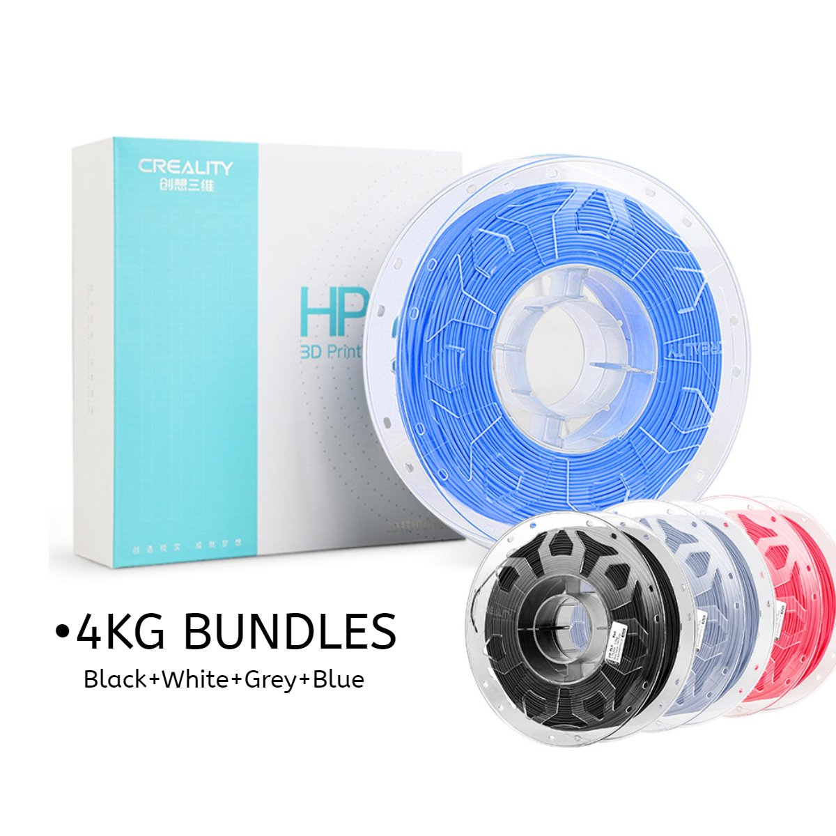 Creality 3D Printing Filament: 1.75mm PLA Filament & UV Resin liquid