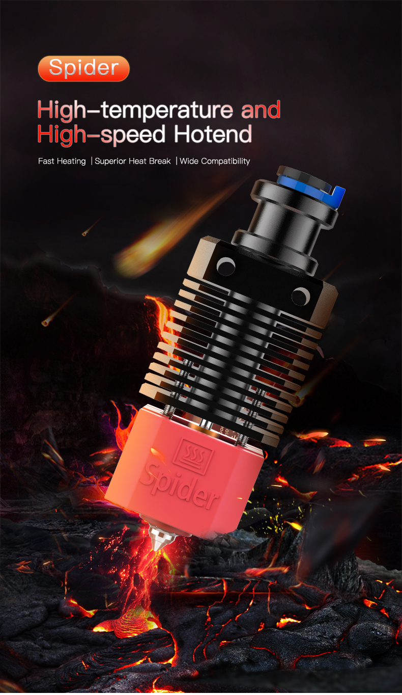Creality Spider High-Temp Hotend | Official 3D Printer Upraded Part Kit